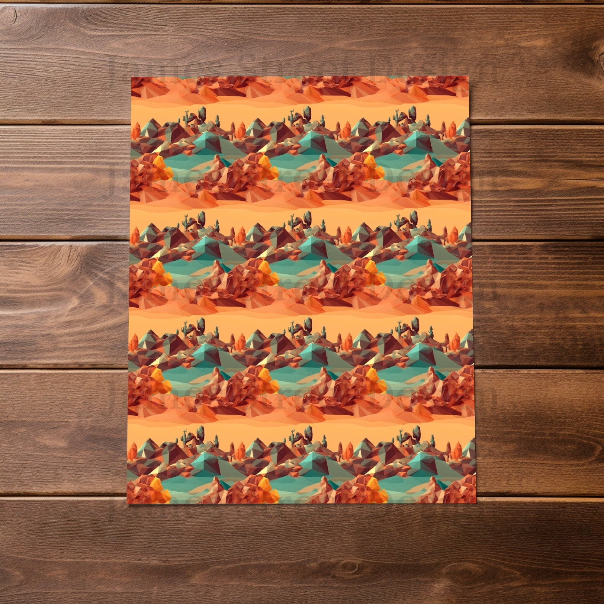 Arizona Desert Digital Paper Bundle - 12 JPG Files, Commercial Use ...