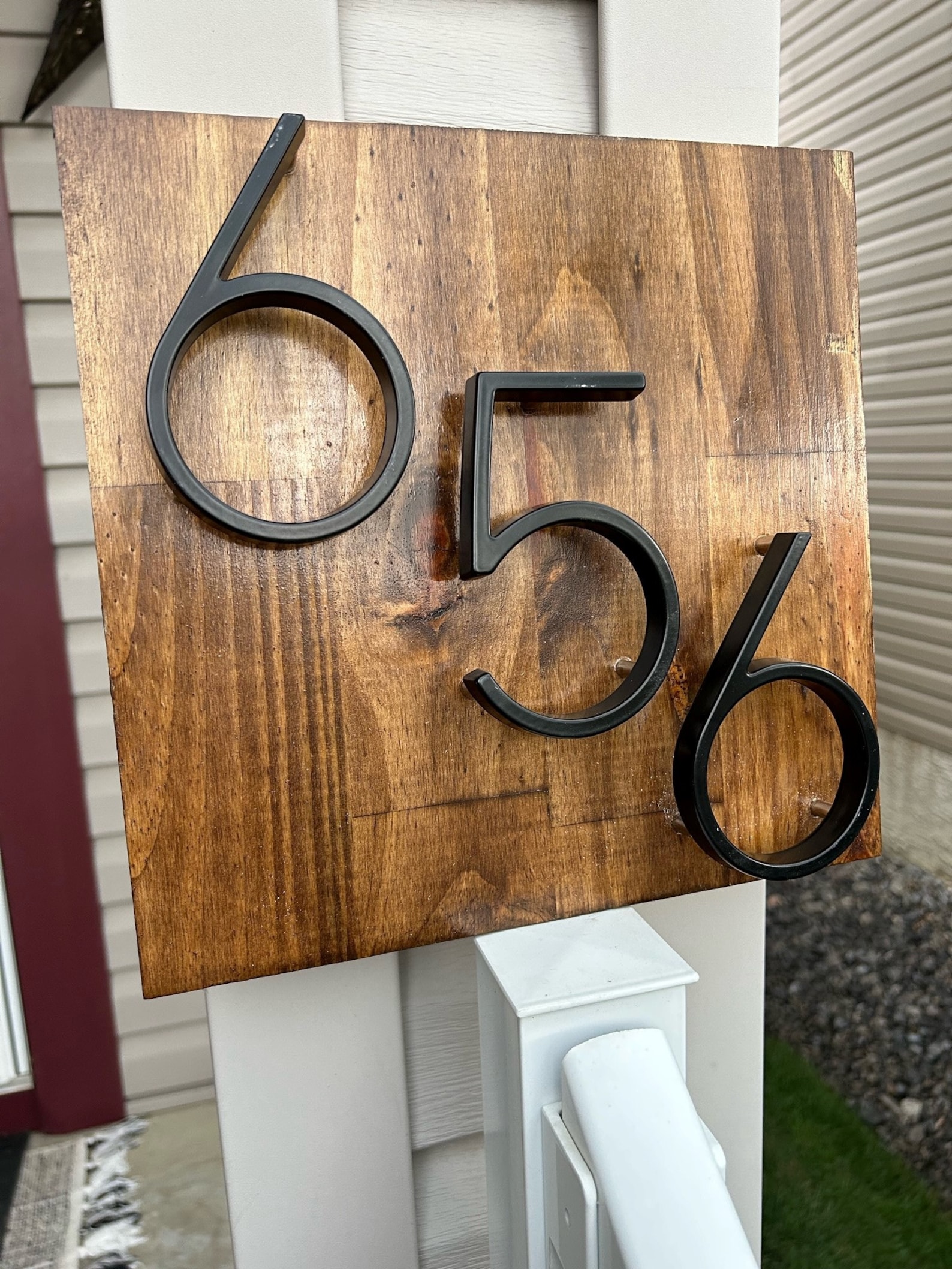 Rustic House Number Sign House Number Plaque Rustic Number Sign - Etsy