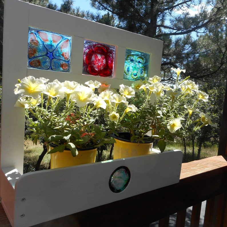Easy DIY Window Frame Planter Boxes With Suncatchers - Etsy