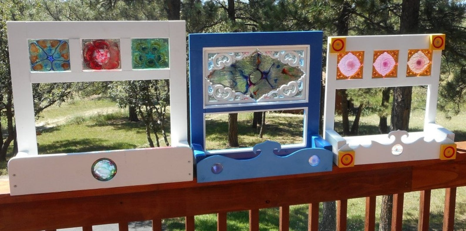 Easy DIY Window Frame Planter Boxes With Suncatchers - Etsy