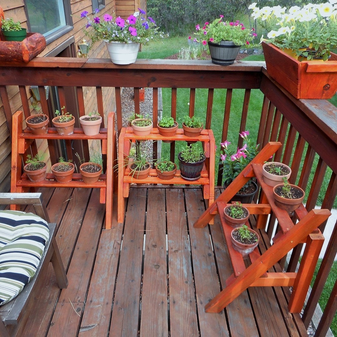 DIY Clay Pot Plant Stand Plans: Imperial & Metric (PDF Download) - Etsy