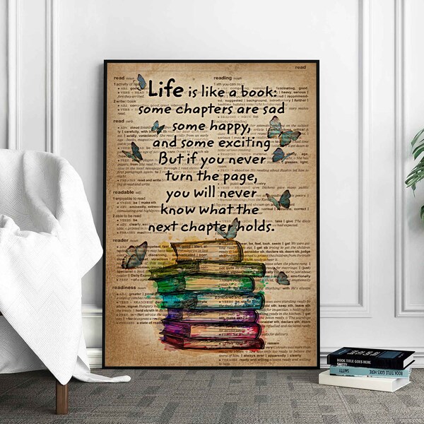 Reading Poster - Etsy