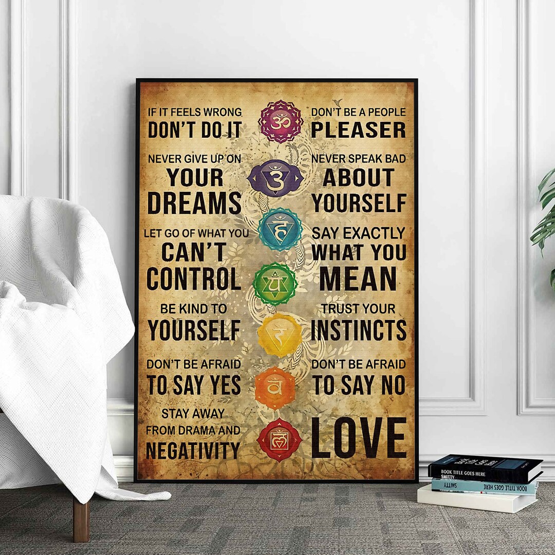 If It Feel Wrong Don't Do It Poster, Yoga Poster, Yoga Knowledge, 7 ...