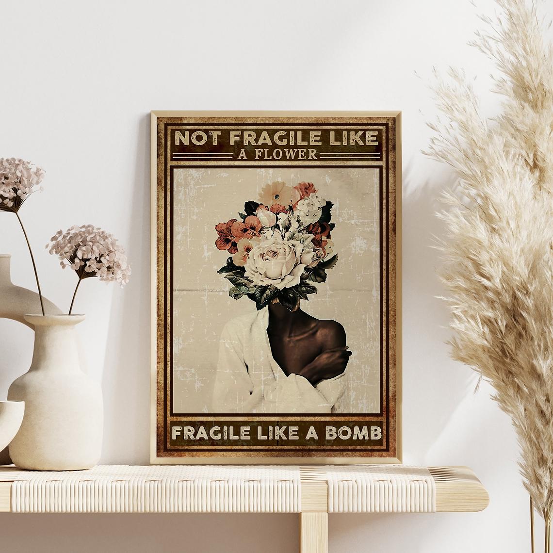 Fragile Like a Bomb, Feminist Poster, Empowerment Poster, Black Leaders ...