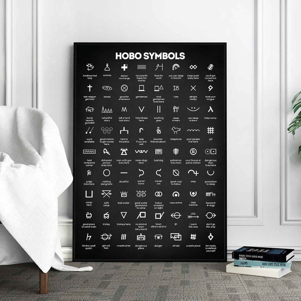 Hobo Symbols - Etsy