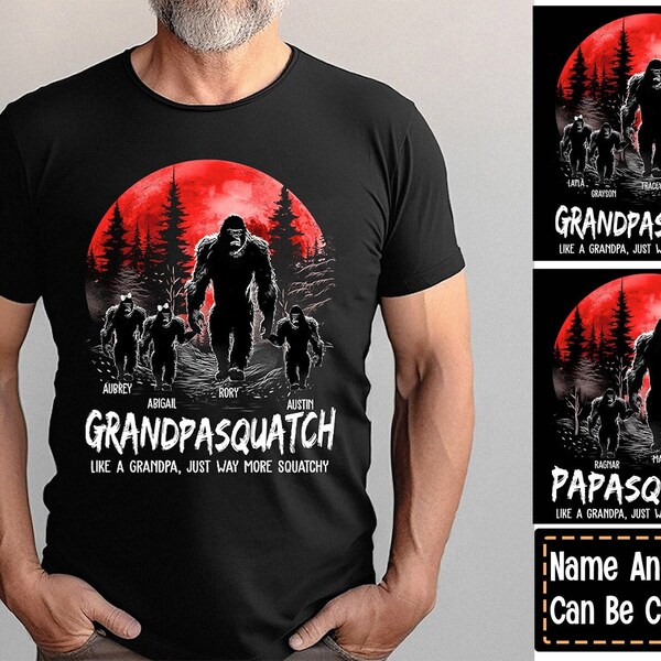 Grandpa Squatch Shirt - Etsy