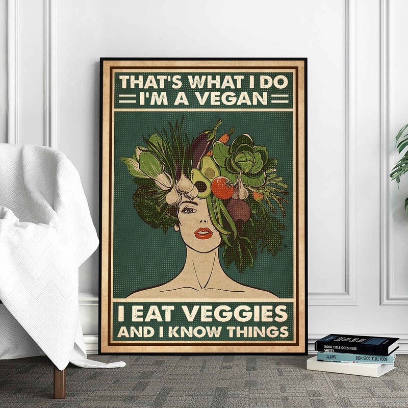 Vegan Poster - Etsy