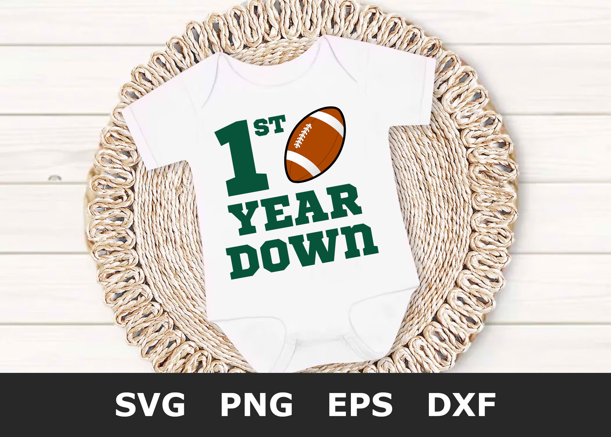 1st Year Down SVG, 1st Year Down PNG, Football PNG, Football Svg ...