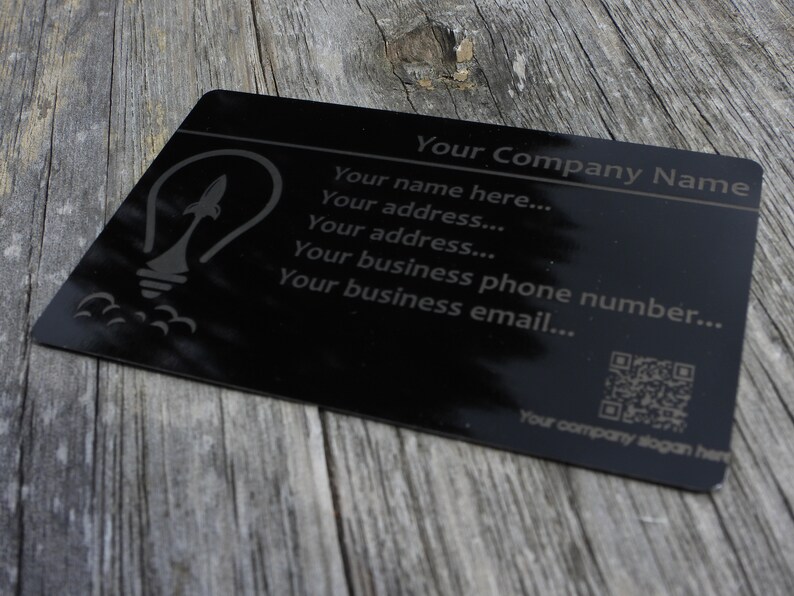 Customized Steel-engraved Business Cards/signage/plaques - Etsy