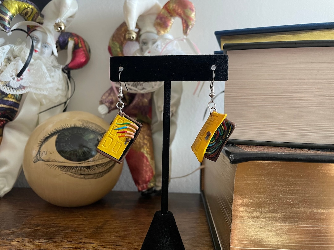 The Magnus Archives Inspired Handmade Michael/distortion Earrings ...