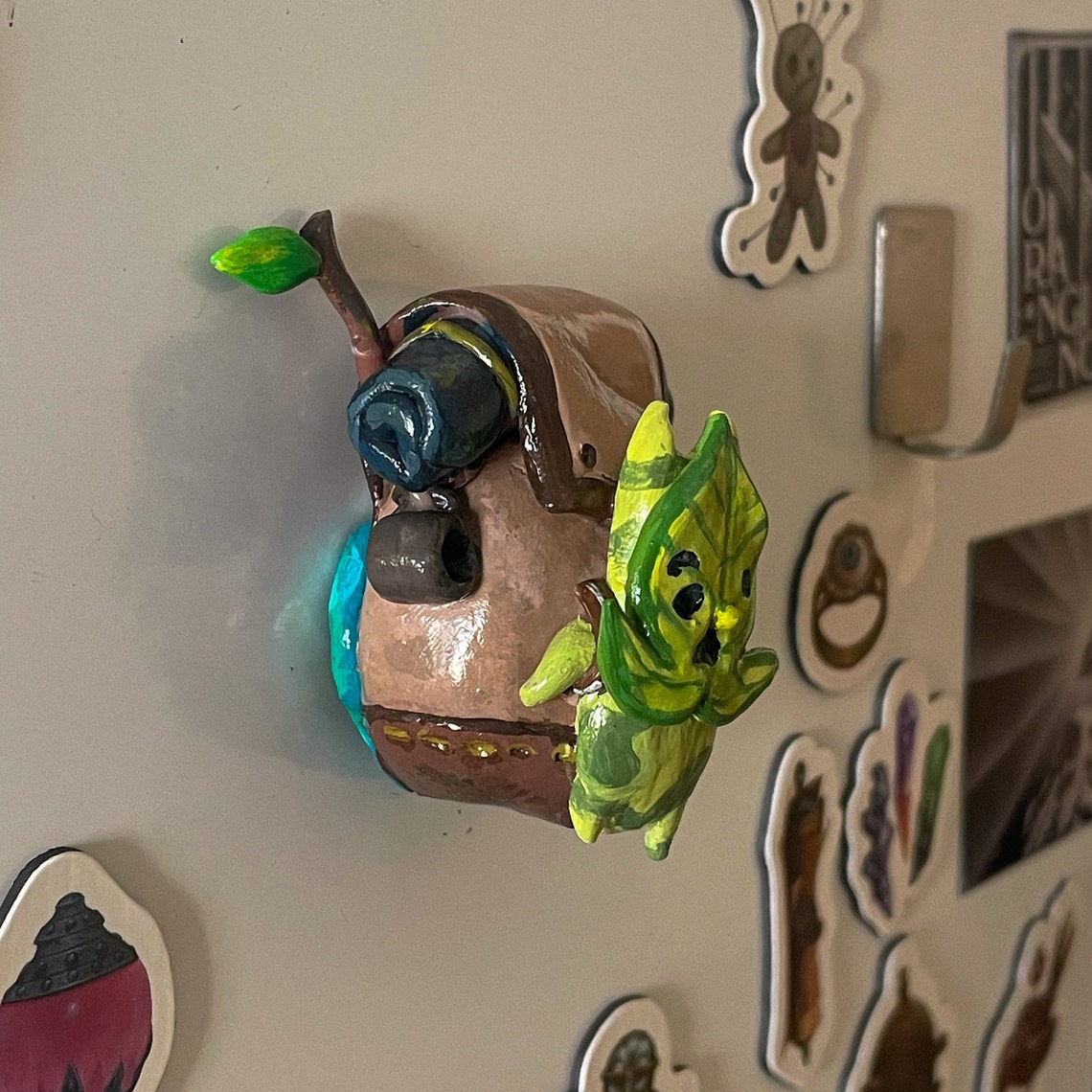 Tears of the Kingdom Inspired Korok With a Backpack Fridge - Etsy