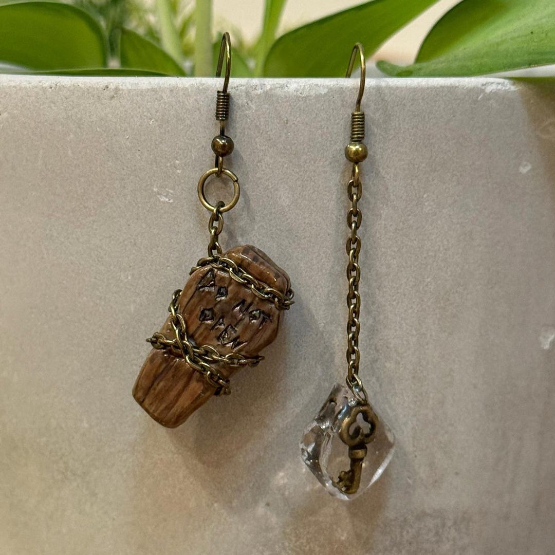 The Magnus Archives Inspired Handmade the Buried Earrings - TMA Fears ...