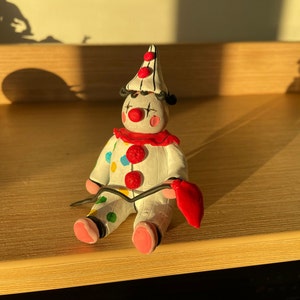Cute Clown Sculpture/ Desk Buddy - Etsy