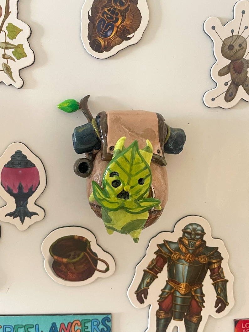 Tears of the Kingdom Inspired Korok With a Backpack Fridge - Etsy