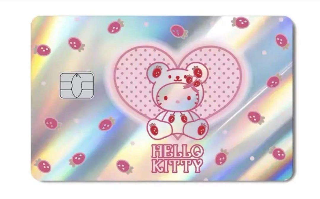 Hello Kitty Credit Debit Card Skin Decal Sticker Vinly Holographic - Etsy
