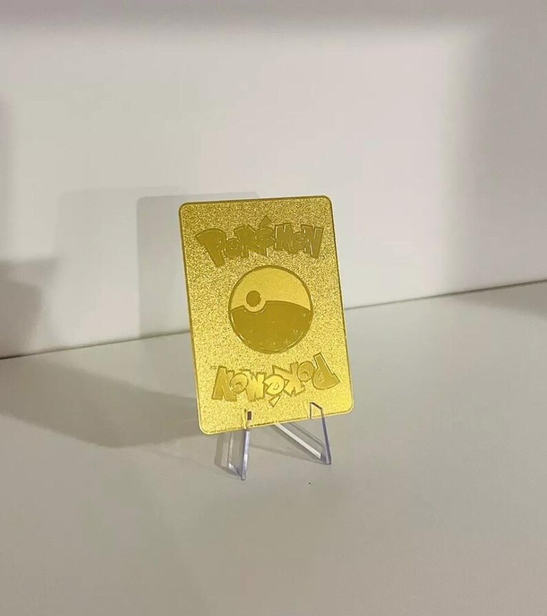 Arceus VMAX Gold Metal Custom Fan Card - Etsy
