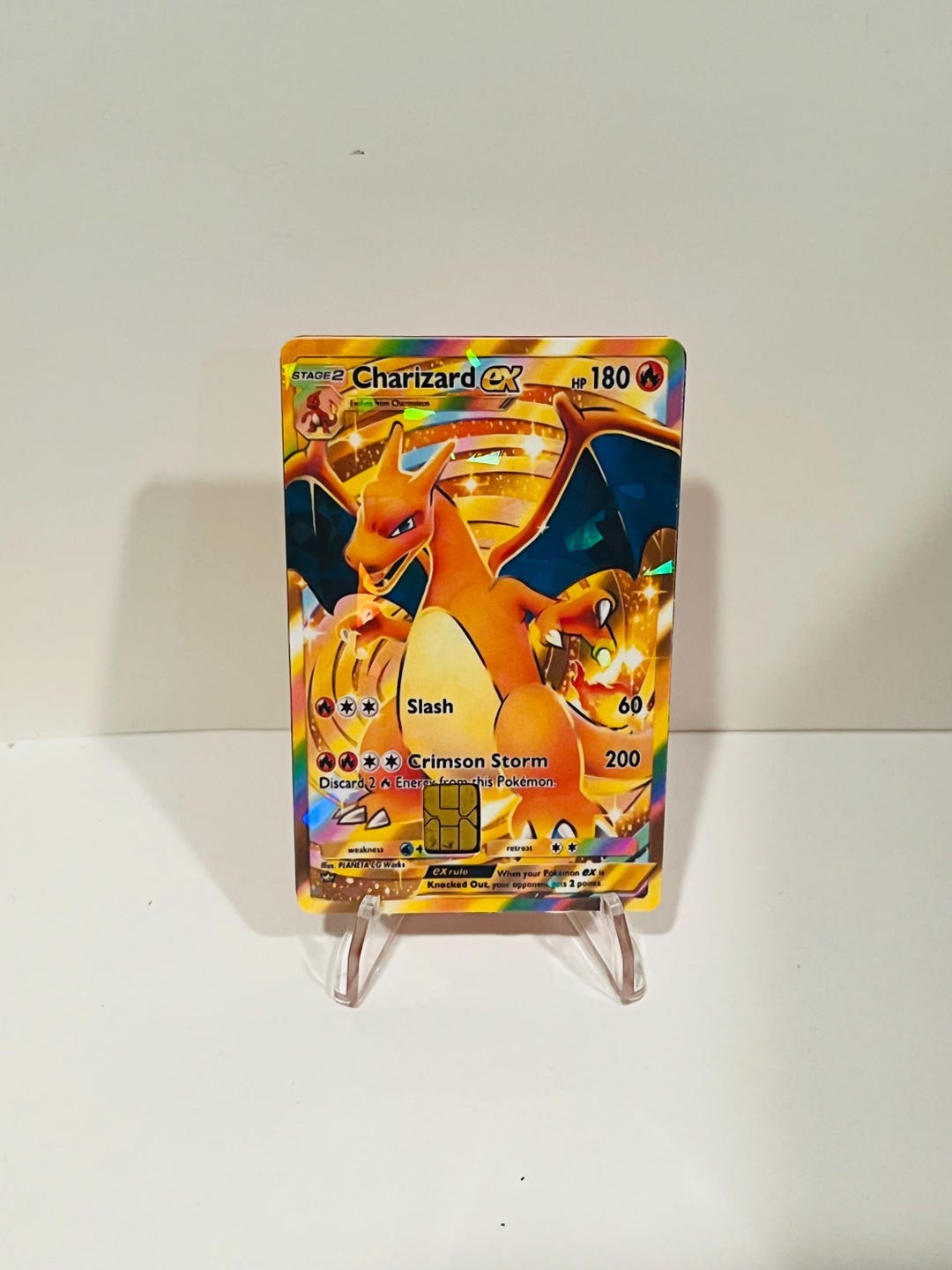 Charizard Credit Debit Card Skin Decal Sticker Vinly Small Chip ...