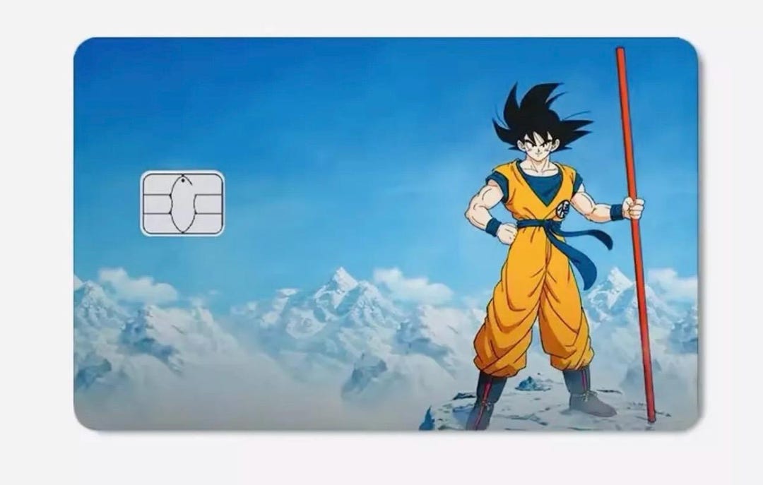 Goku Dragon Ball Z Credit Debit Card Skin Decal Sticker Vinly - Etsy