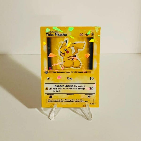 Thicc Pikachu - Etsy