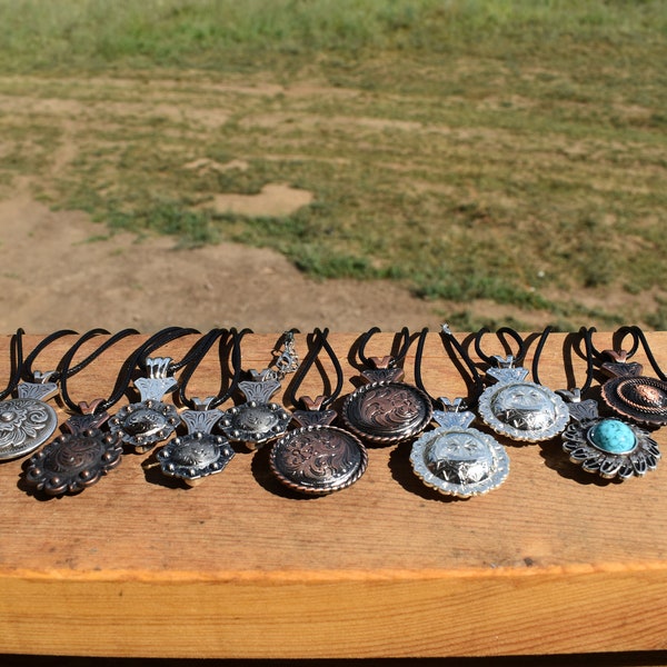 Concho Necklace - Etsy