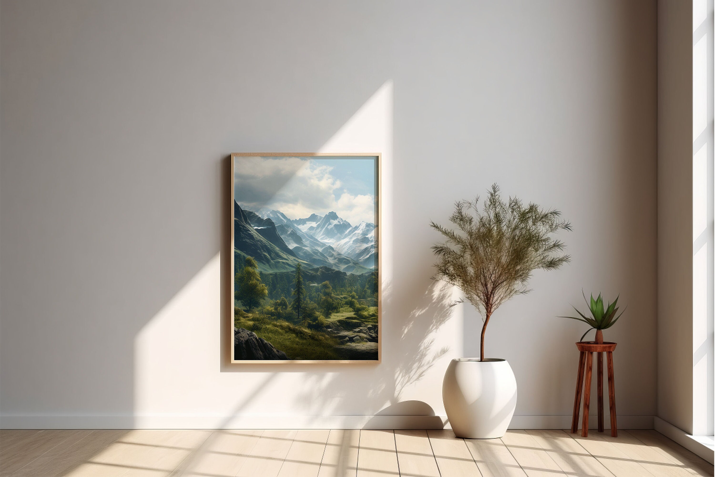 Set of 3 Art Prints Forest Mountain Nature Landscape Photography ...