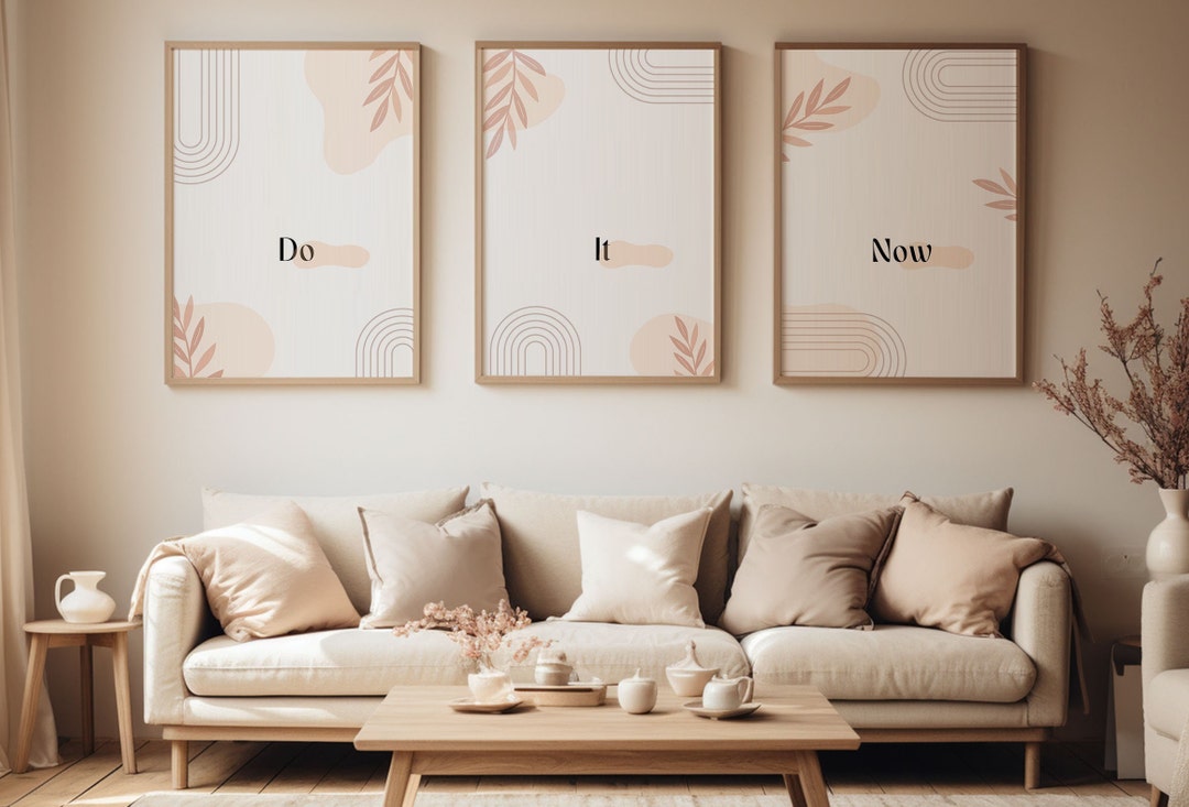 Set of 3 Vintage Motivational Word Art Prints That Will Make Your ...
