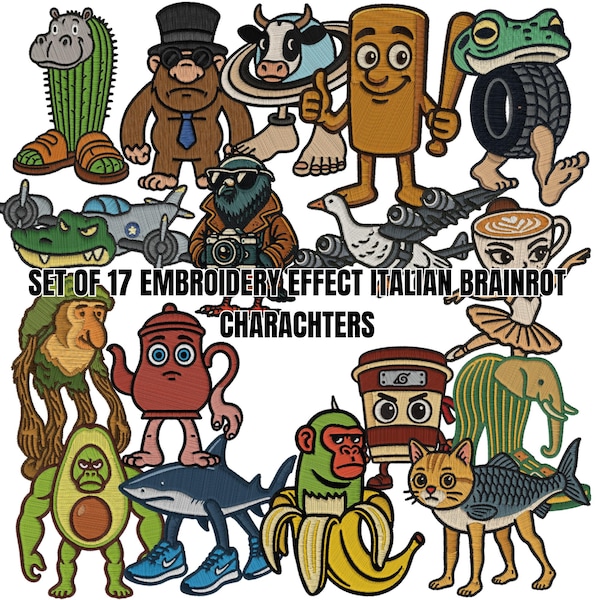 Papercraft de brainrot - Etsy Portugal