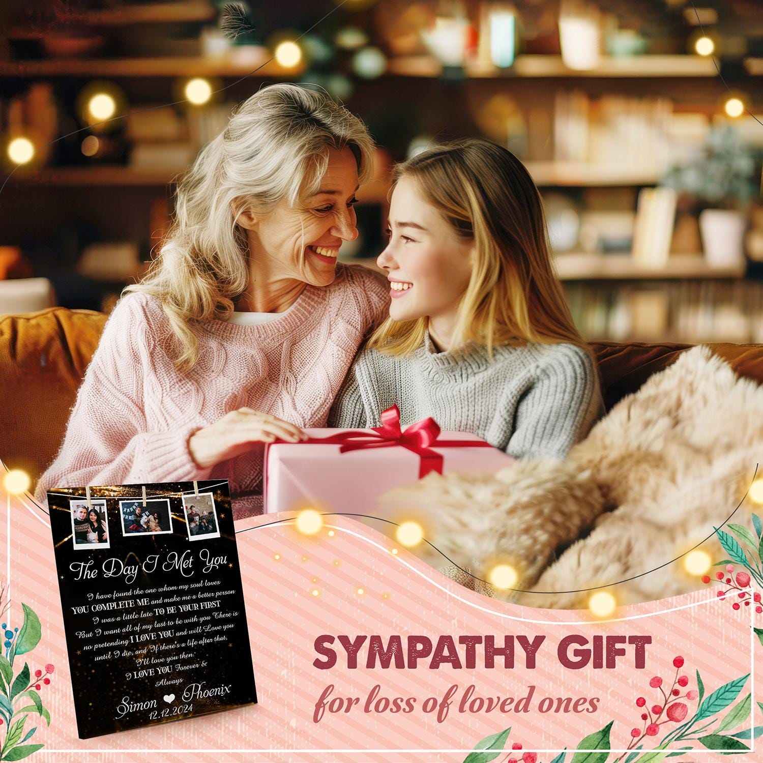 Personalized The Day I Met You Canvas Poster For Boyfriend