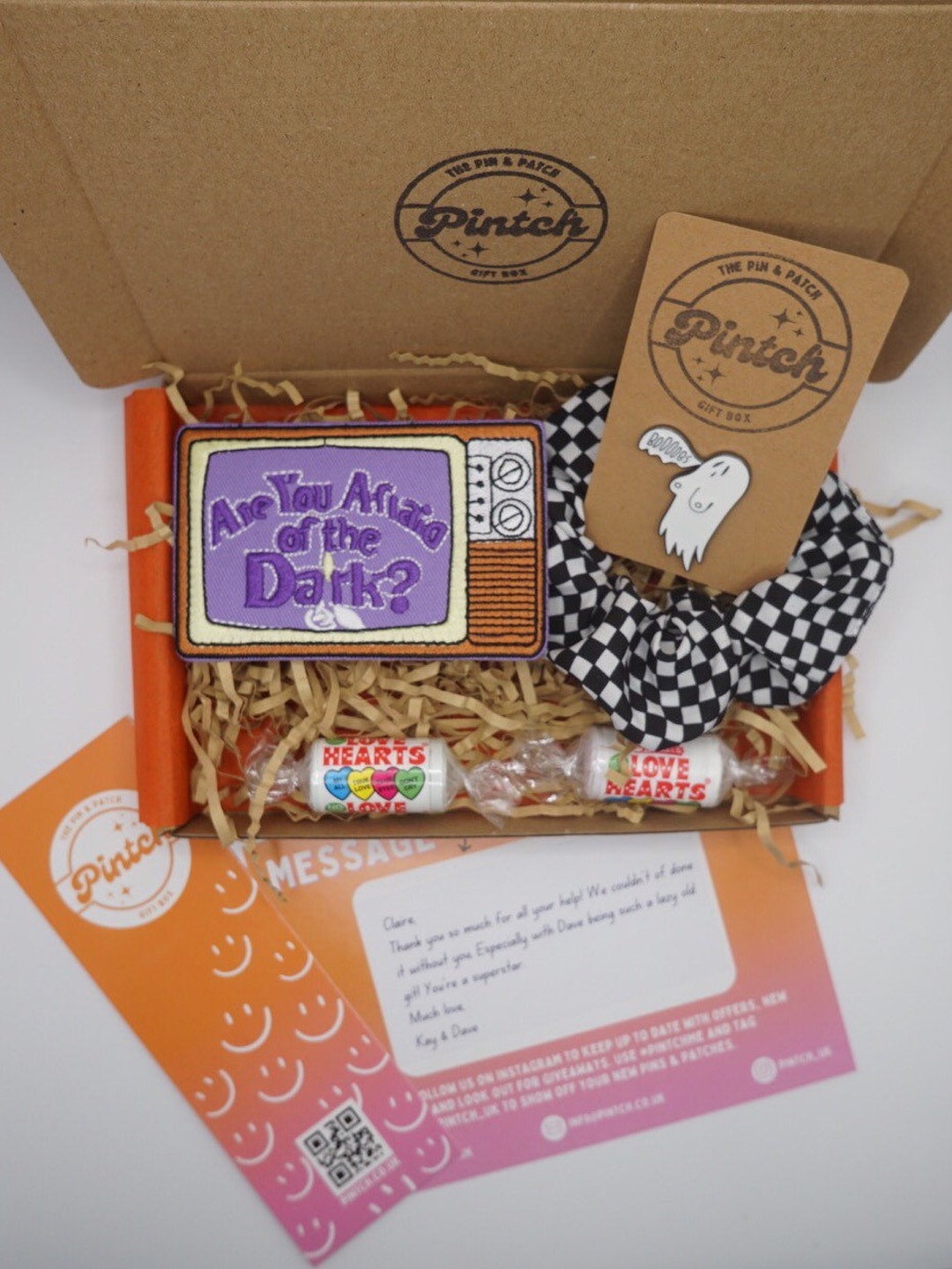 SECONDS Enamel Pin Badge and Patch Letterbox Gift afraid of - Etsy