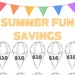 Summer Fun Savings Challenge/ Vacation/savings Challenge/savings ...
