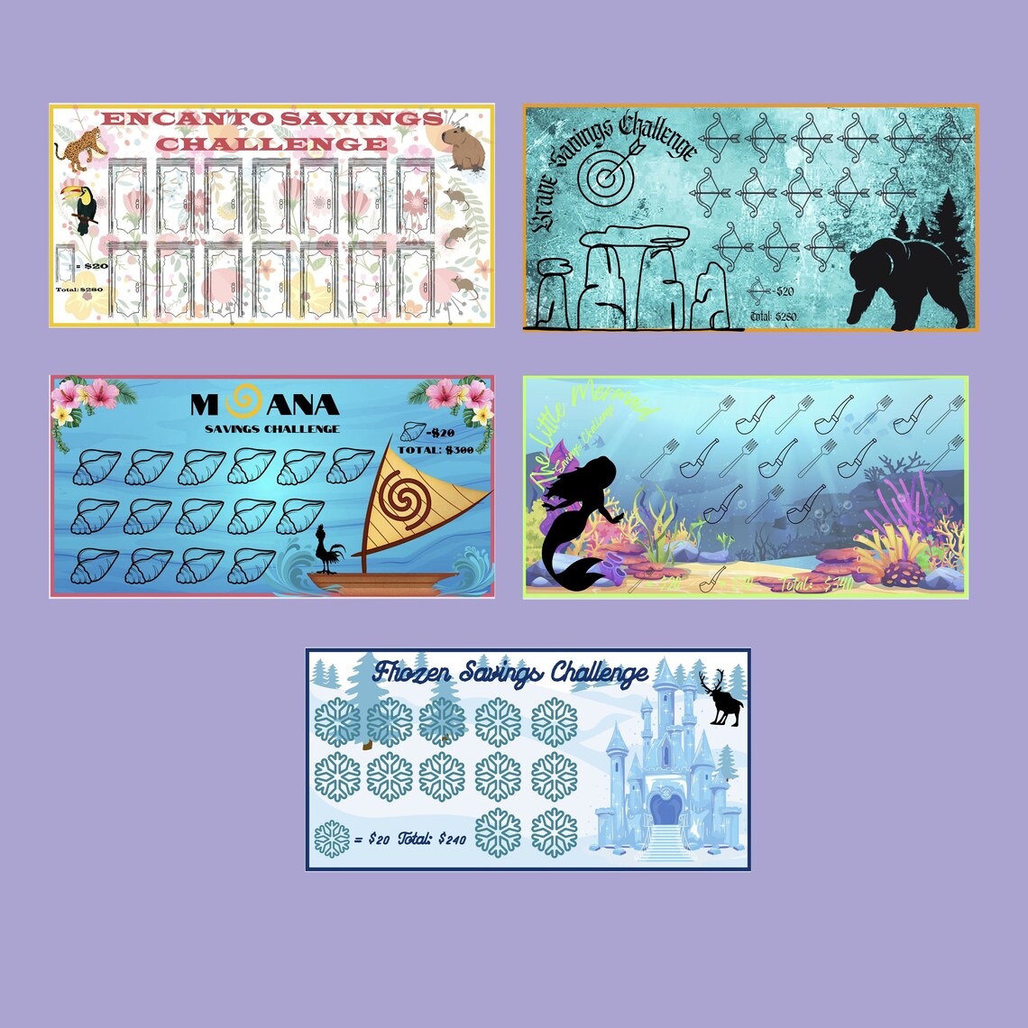 Savings Challenge Printable/bundle/savings Challenge/savings Tracker ...