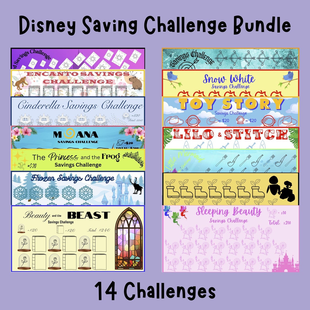 Savings Challenge Printable/bundle/savings Challenge/savings Tracker ...