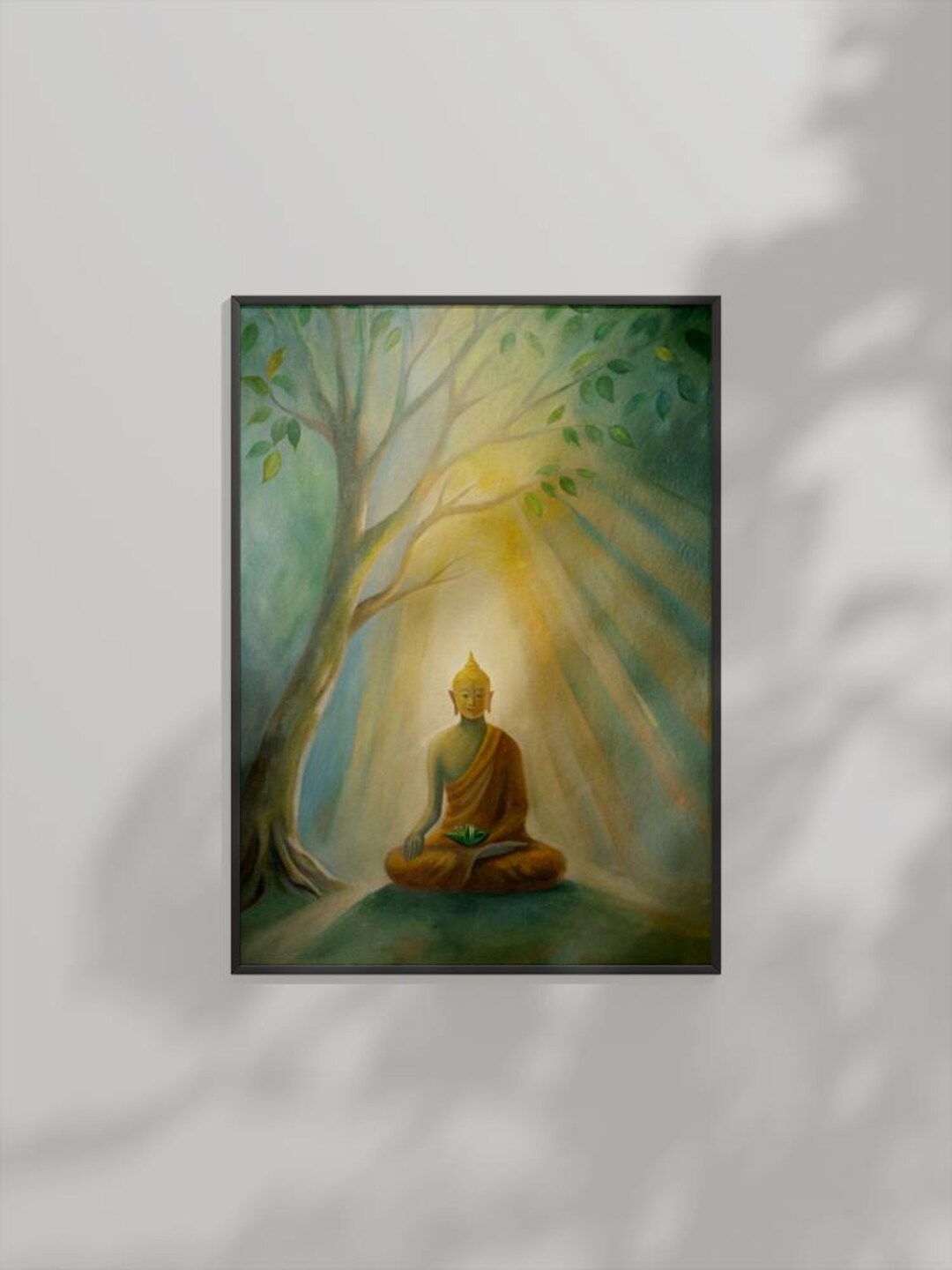 Buddha Meditation Under Tree - Etsy