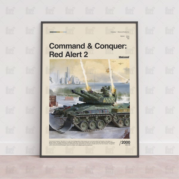 Command and Conquer Poster - Etsy