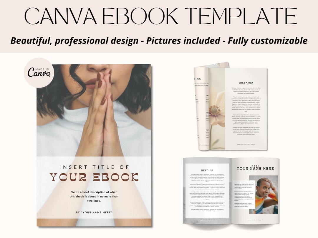 Ebook Template Canva Editable Workbook Template Coach - Etsy
