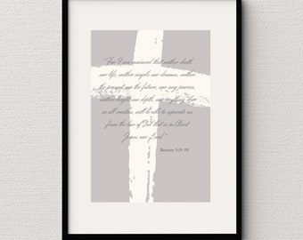 Bible Verse Wall Art / Be Devoted to One Another in LOVE / - Etsy