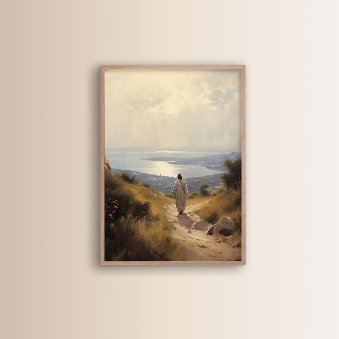 He is Risen | Art Print Jesus Wall Art, Jesus Painting, Christian Wall ...