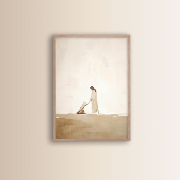 Jesus Healing the Bleeding Woman - Etsy