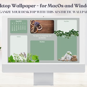 2023 Desktop Organizer Wallpaper, Digital Calendar - Etsy