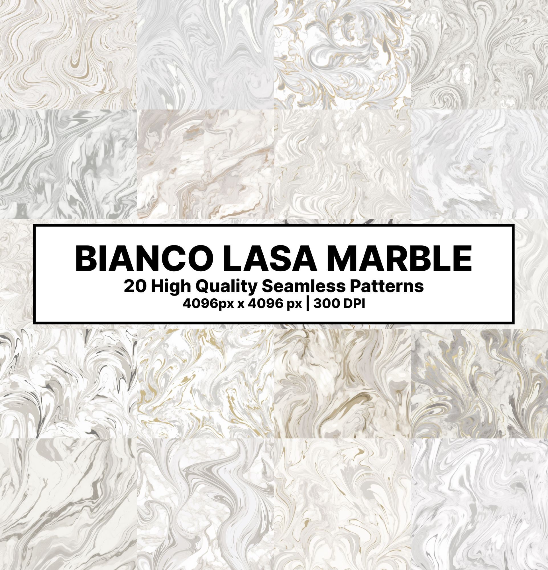 Bianco Lasa Marble Pattern, Marble Stone Digital Paper - Fine Art ...