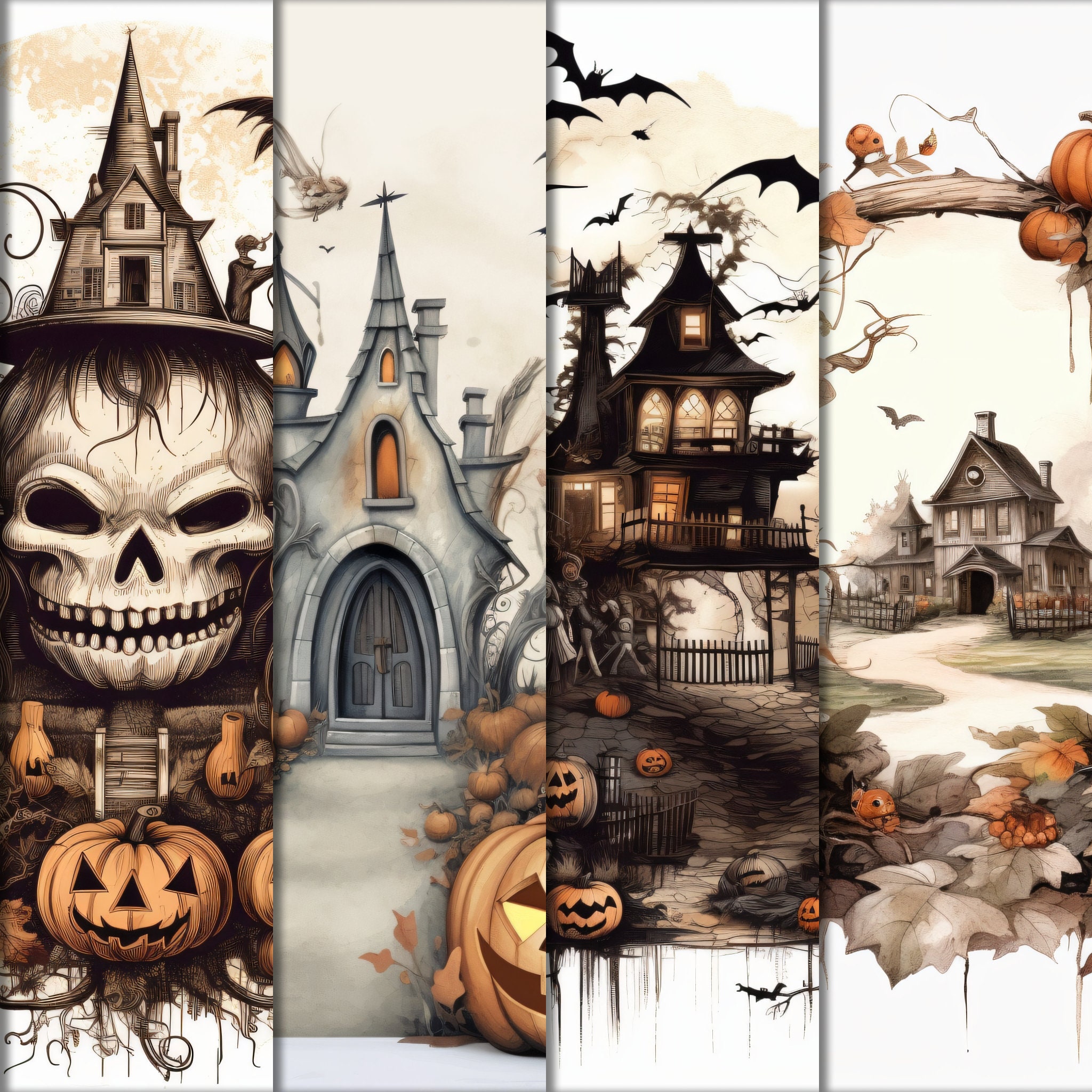 Halloween Pack 13 Clipart, Digital Cliparts - Fine Art Digital Clipart ...