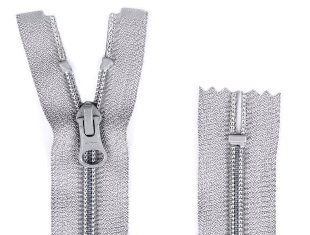 YKK Nylon Zipper Coil Zips 18 CM Colour Cloudy Grey - Etsy
