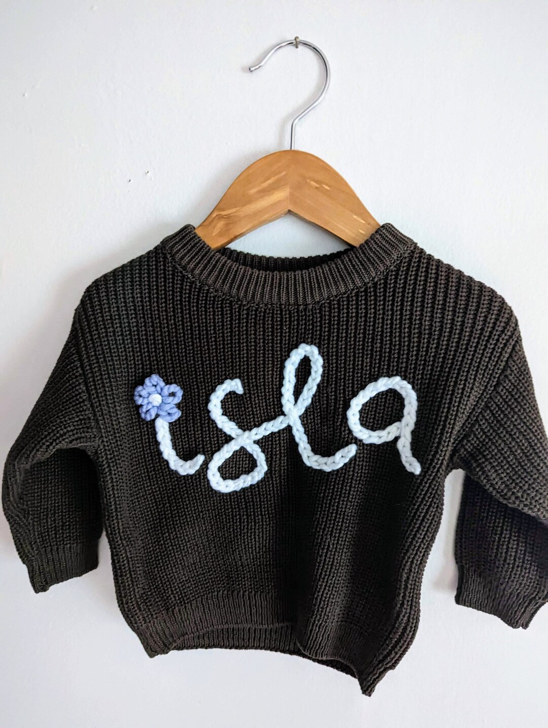 Custom Hand Embroidered Sweater - Etsy