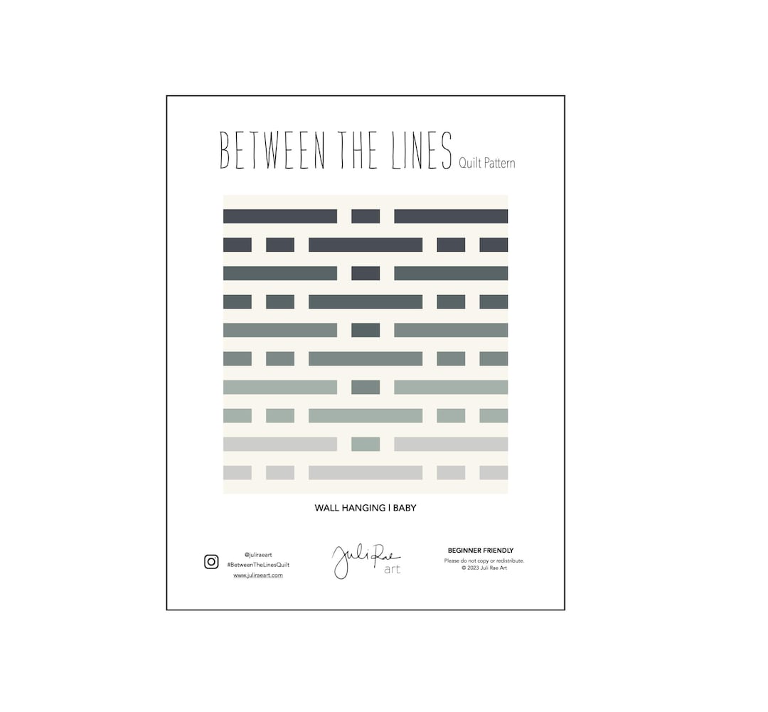Modern Minimalist Quilt Pattern: Beginner Friendly (PDF Pattern) - Etsy