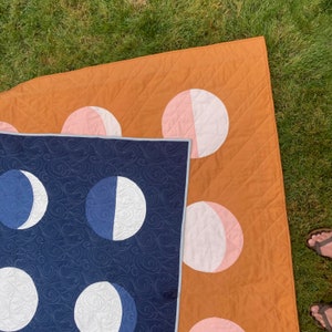 Moon Phases Quilt Pattern: Wax and Wane Design (PDF Pattern) - Etsy