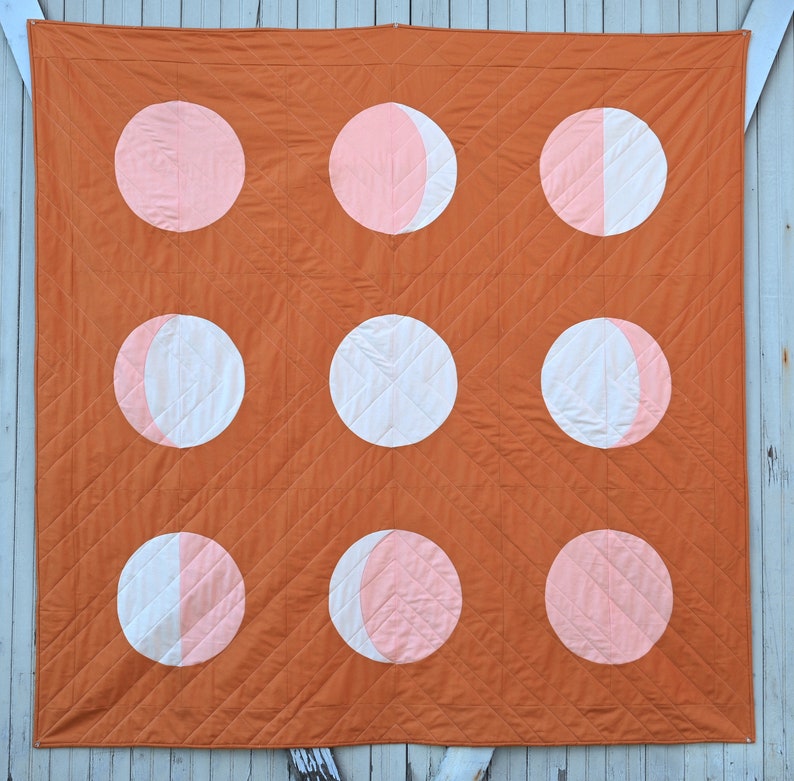 Moon Phases Quilt Pattern: Wax and Wane Design (PDF Pattern) - Etsy