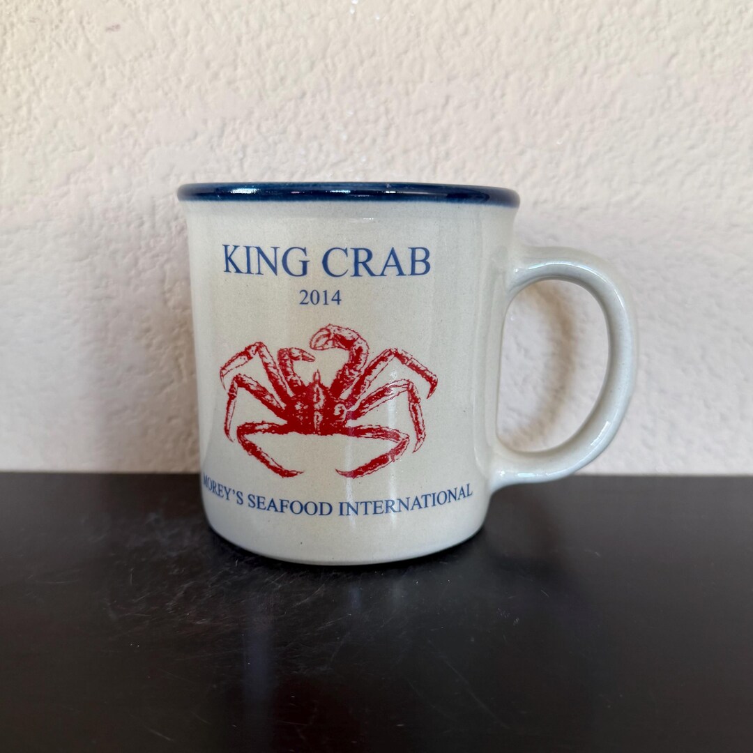 RED WING STONEWARE Morey's Seafood International King Crab Coffee Mug ...