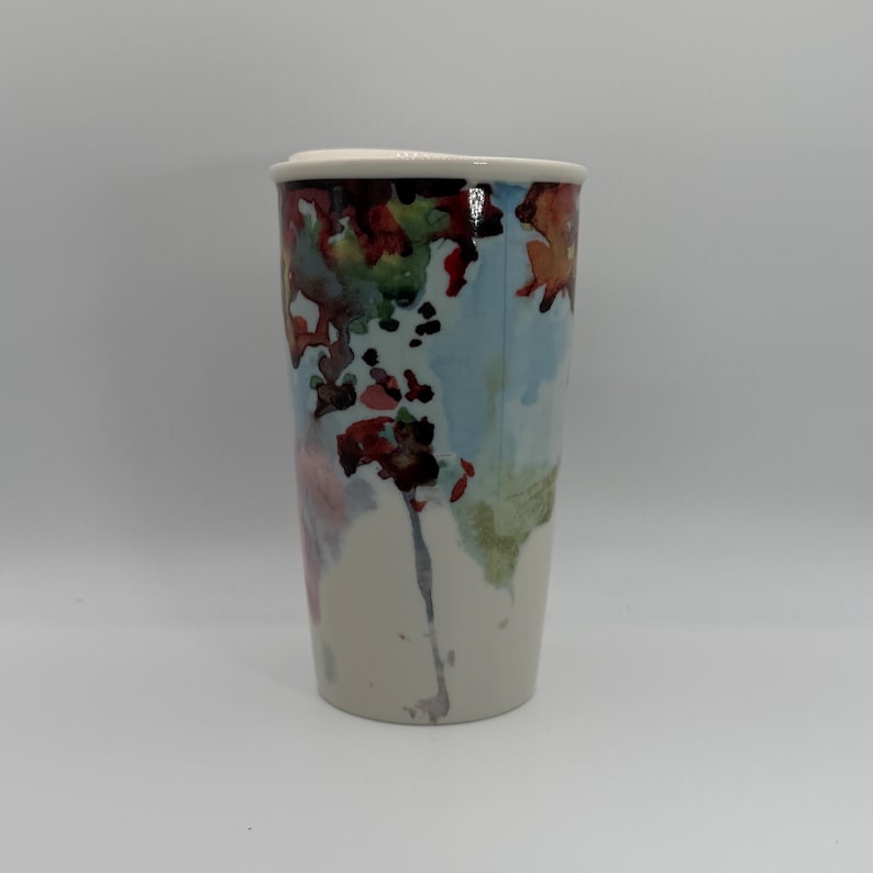 STARBUCKS TRAVEL Shelby Kregel World Map Barista Art Mug With White ...