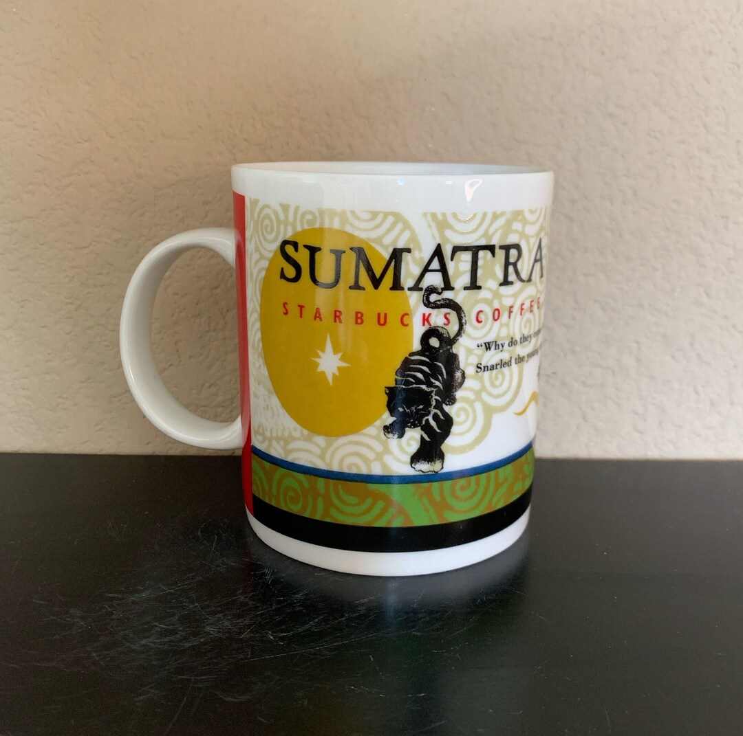 STARBUCKS COFFEE COMPANY Vintage 1990s Retro Sumatra Coffee Mug/ Tea ...