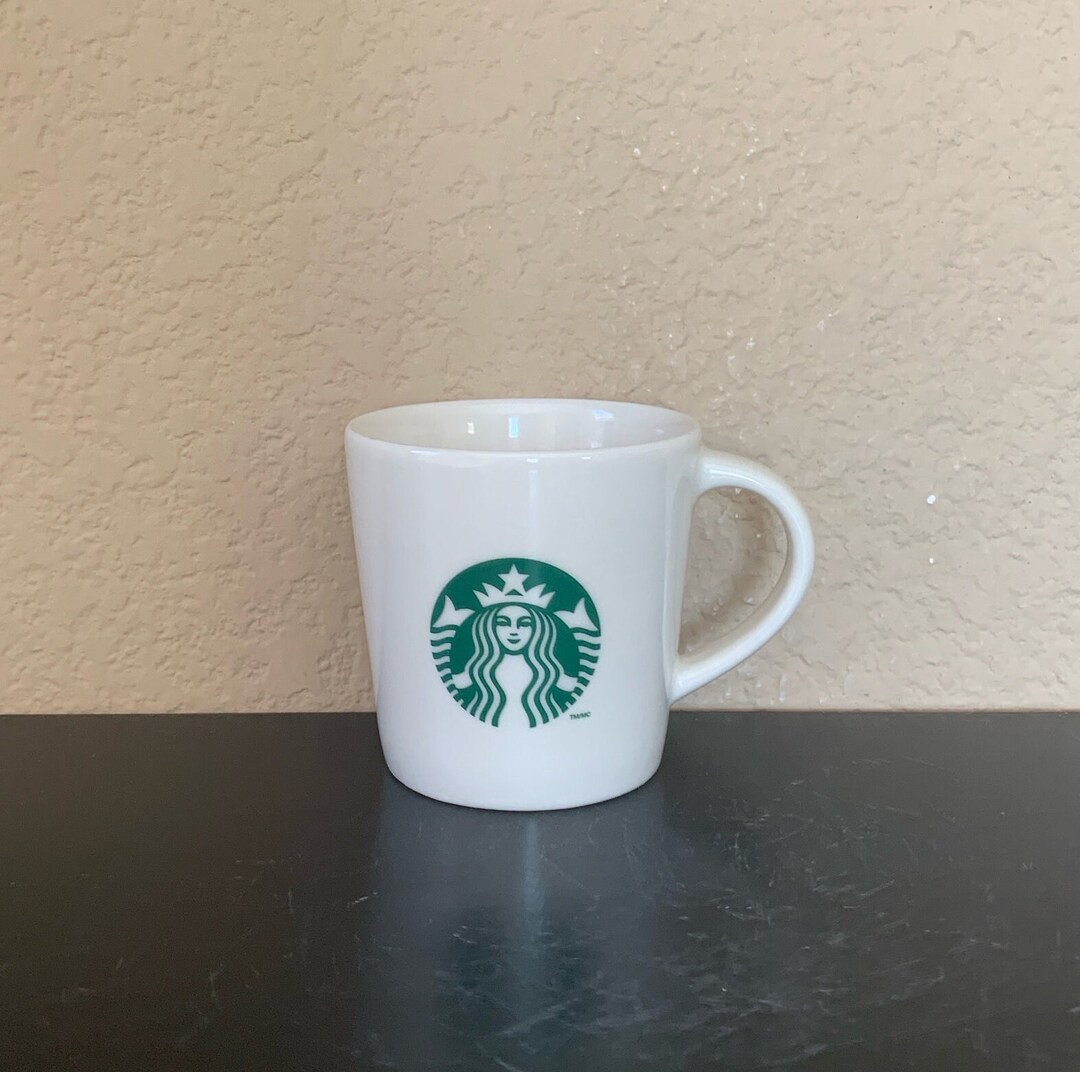 STARBUCKS Espresso Green Mermaid Logo Demitasse Cup 3 Oz. - Preowned - Etsy